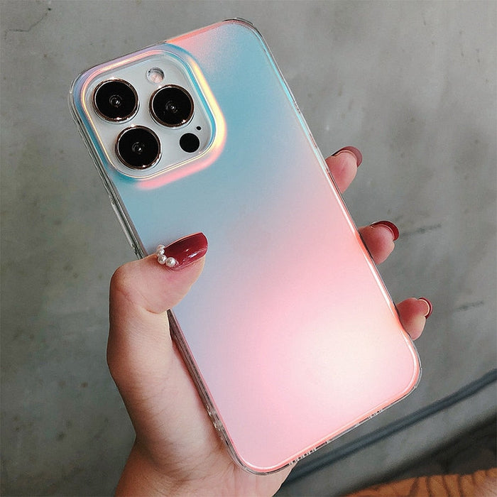 Frosted Gradient Color Shifting iPhone Case
