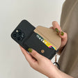 Shoulder Strap Leather Wallet iPhone Case