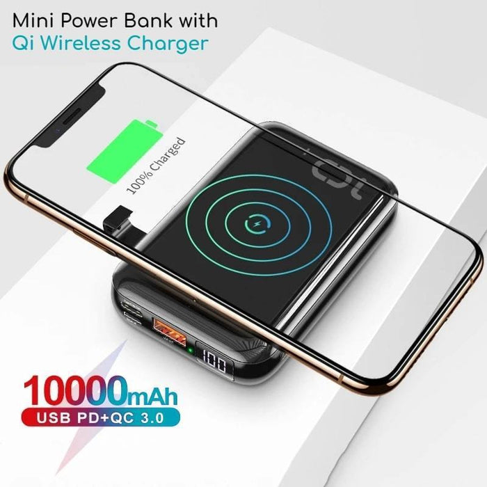 Mini Power Bank with Wireless Charger | Fonally